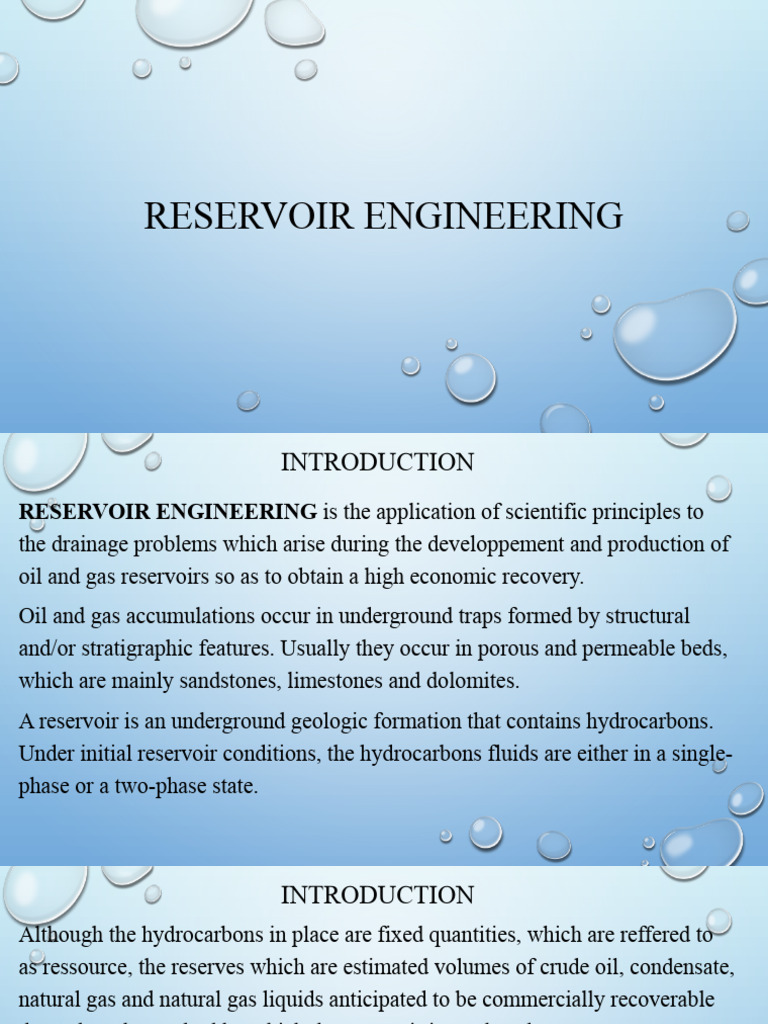 Reservoir Engineering 1 | PDF | Petroleum Reservoir | Gases