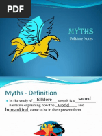 Lecture Note Lesson 1 Mythology and Folklore | PDF | Folklore ...
