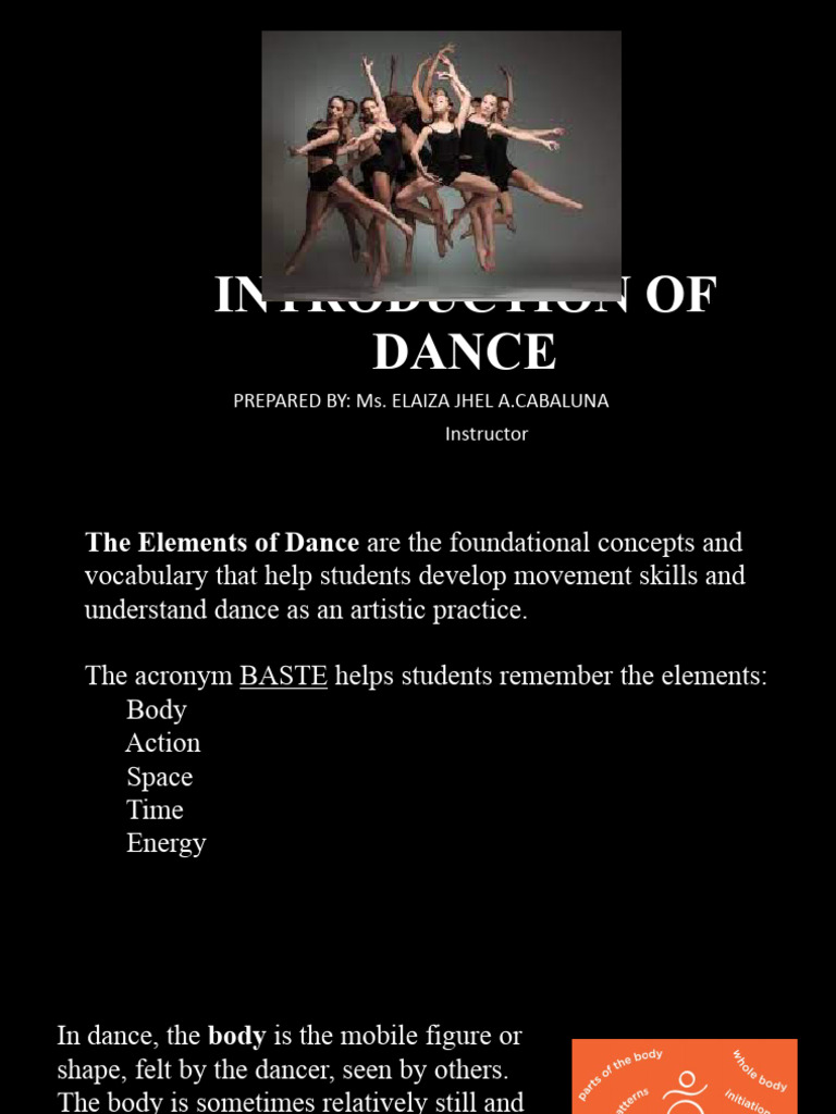 Introduction of Dance | PDF | Dances | Rhythm