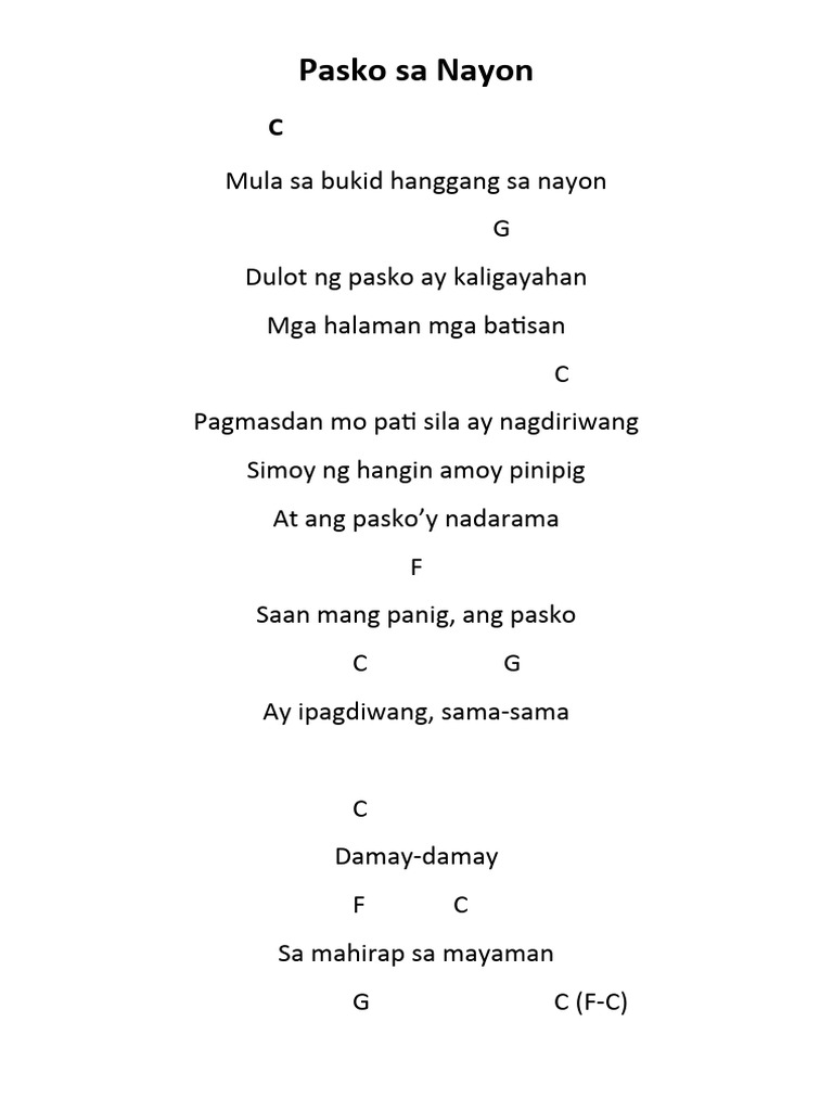 Pasko Sa Nayon | PDF