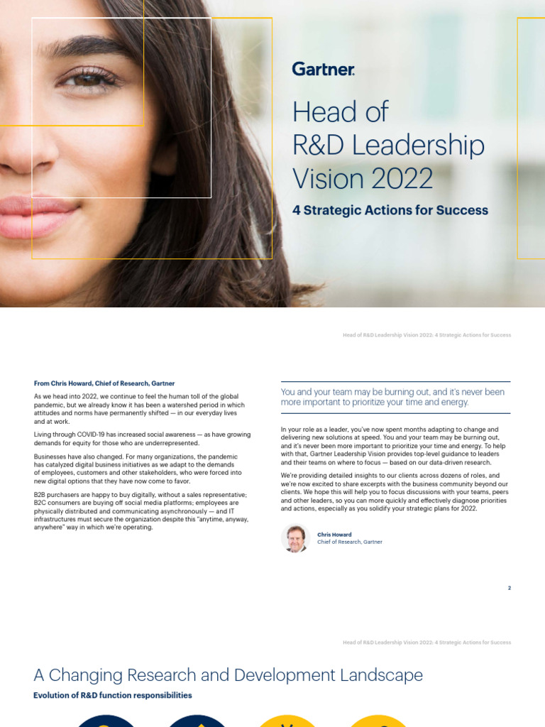 Head of RD Leadership Vision Ebook | PDF | Internet Of Things ...