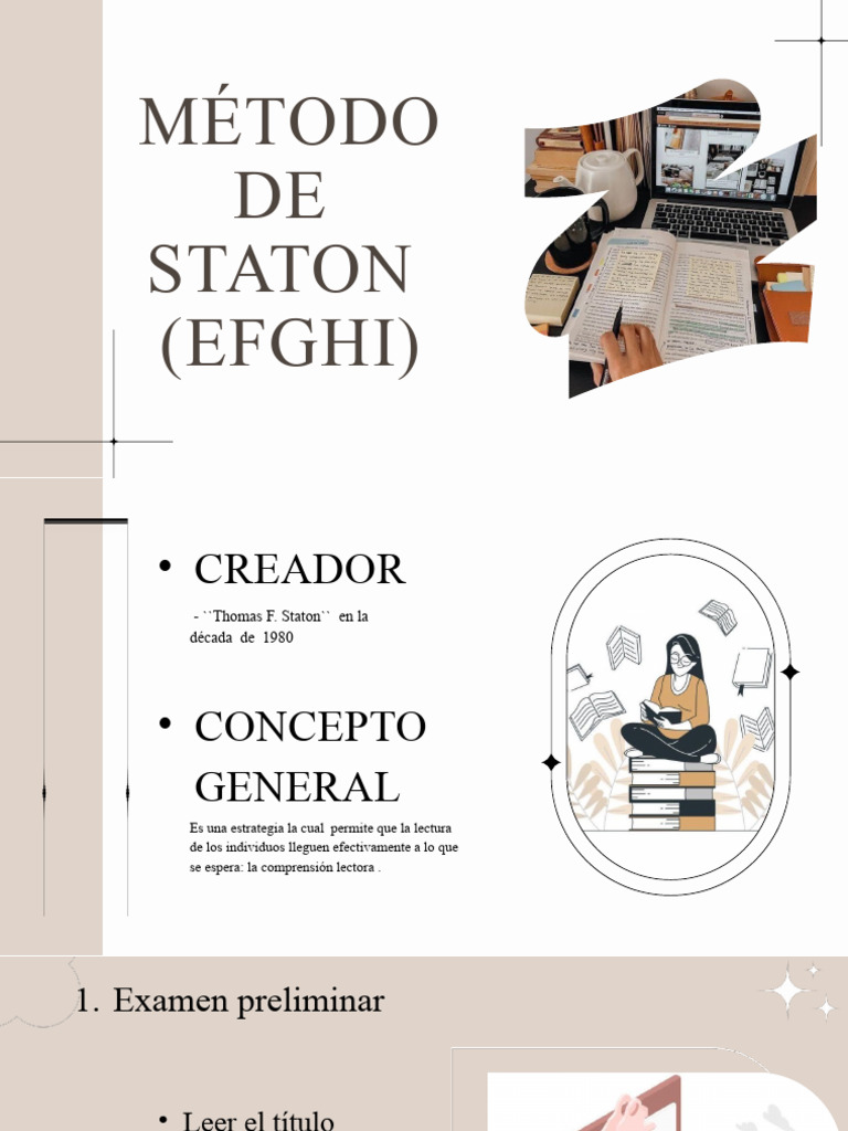 Presentación Del Método de Estudio Efghi | PDF