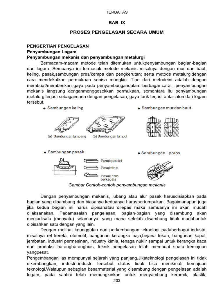 Ilmu Bahan & Pengerjaan Material (PI) Bab. IX | PDF | Metode & Bahan ...