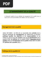Cours SMQ | PDF | Management de la qualité | Système de management de ...