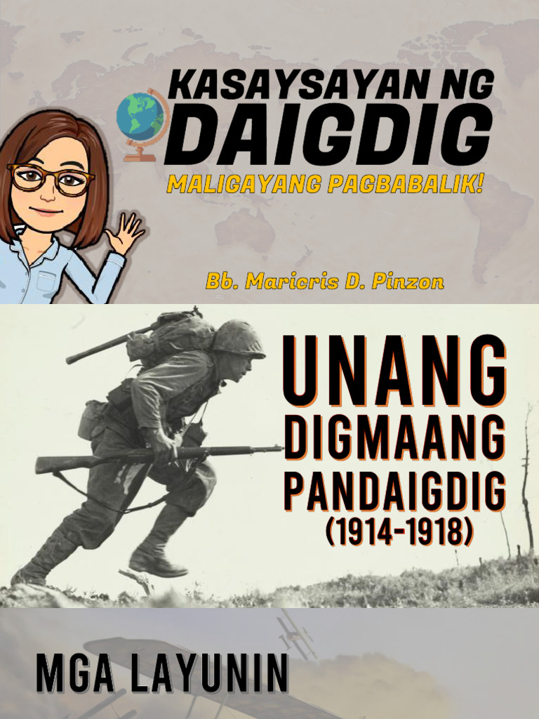 Aralin 1 Unang Digmaang Pandaigdig | PDF