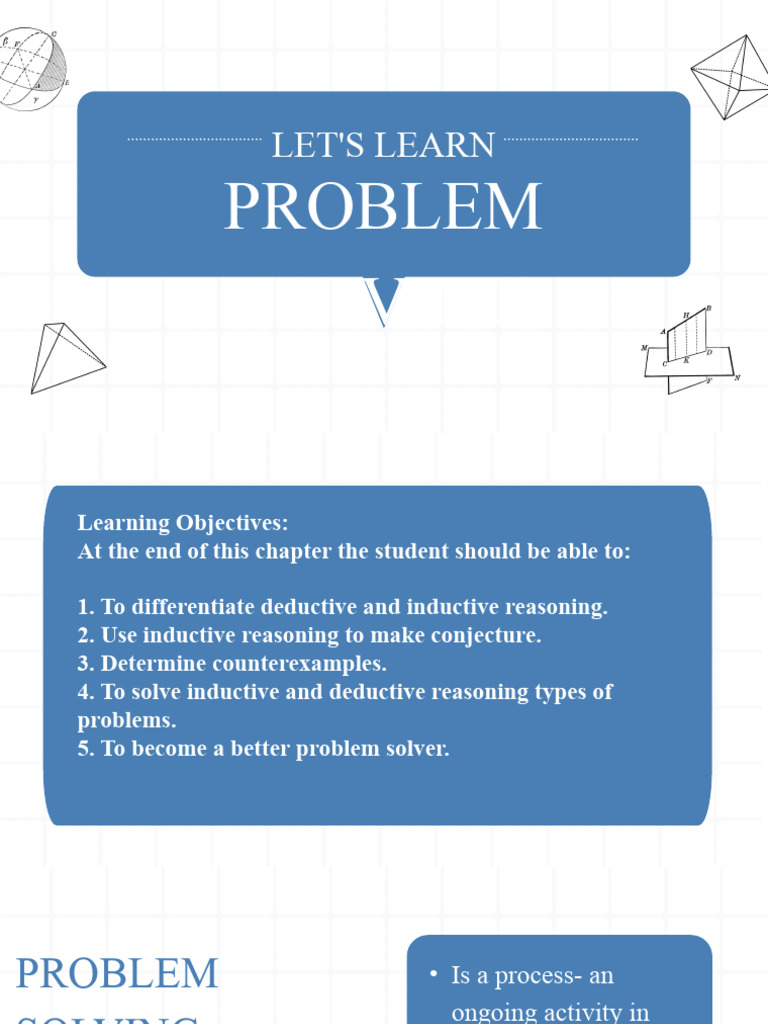MMW Problem Solving | PDF | Reason | Inductive Reasoning