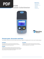 Procedures Manual: DR/890 Colorimeter | PDF