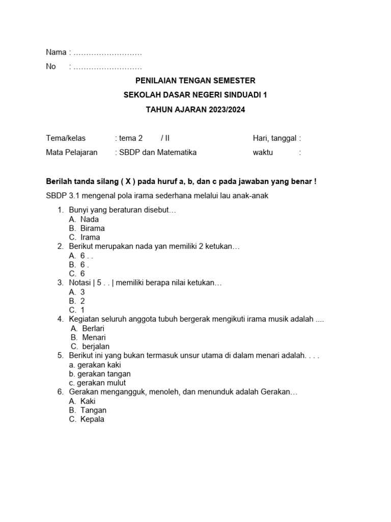 PTS.2.MTK SBDP | PDF