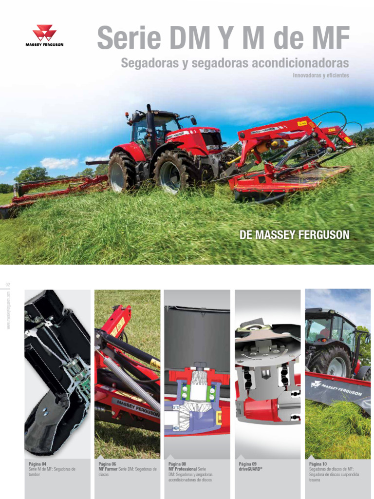 Segadoras DM y M - ALTA | PDF | Engranaje | Rodamiento (Mecánico)