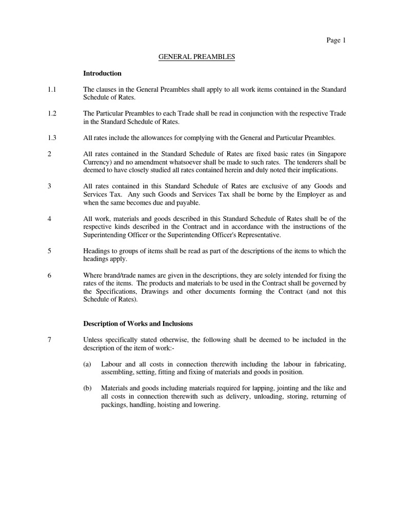 01 - General Preambles | PDF | Deep Foundation | Concrete