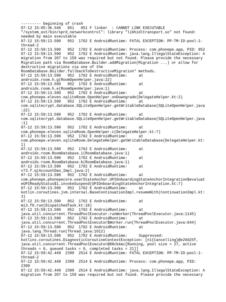 Standby Android Log 2024 0714 171859 | PDF | System Software | Computer Science