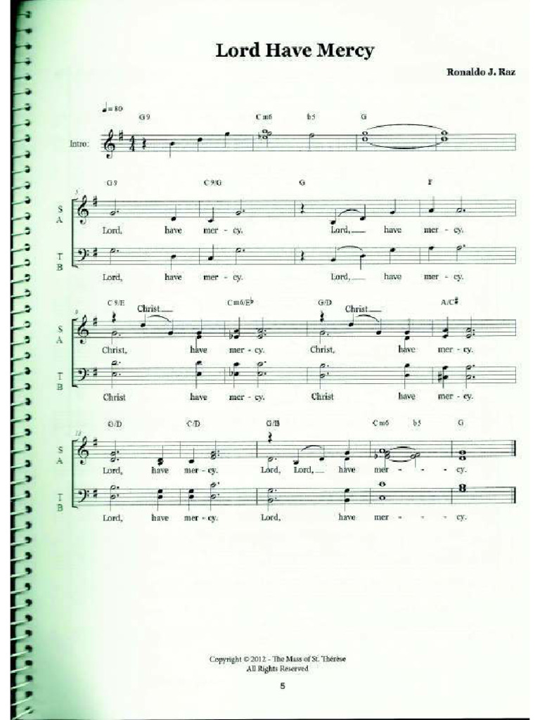 02 Lord Have Mercy - Raz Original | PDF