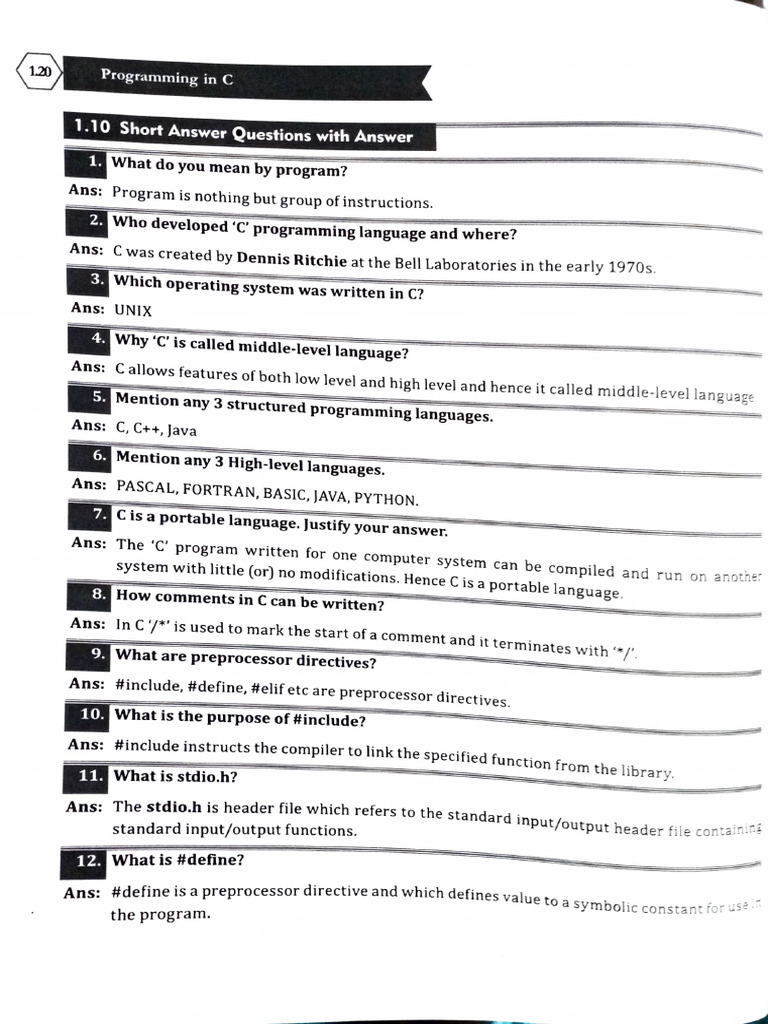 First Unit in C | PDF | Computer Program | Programming