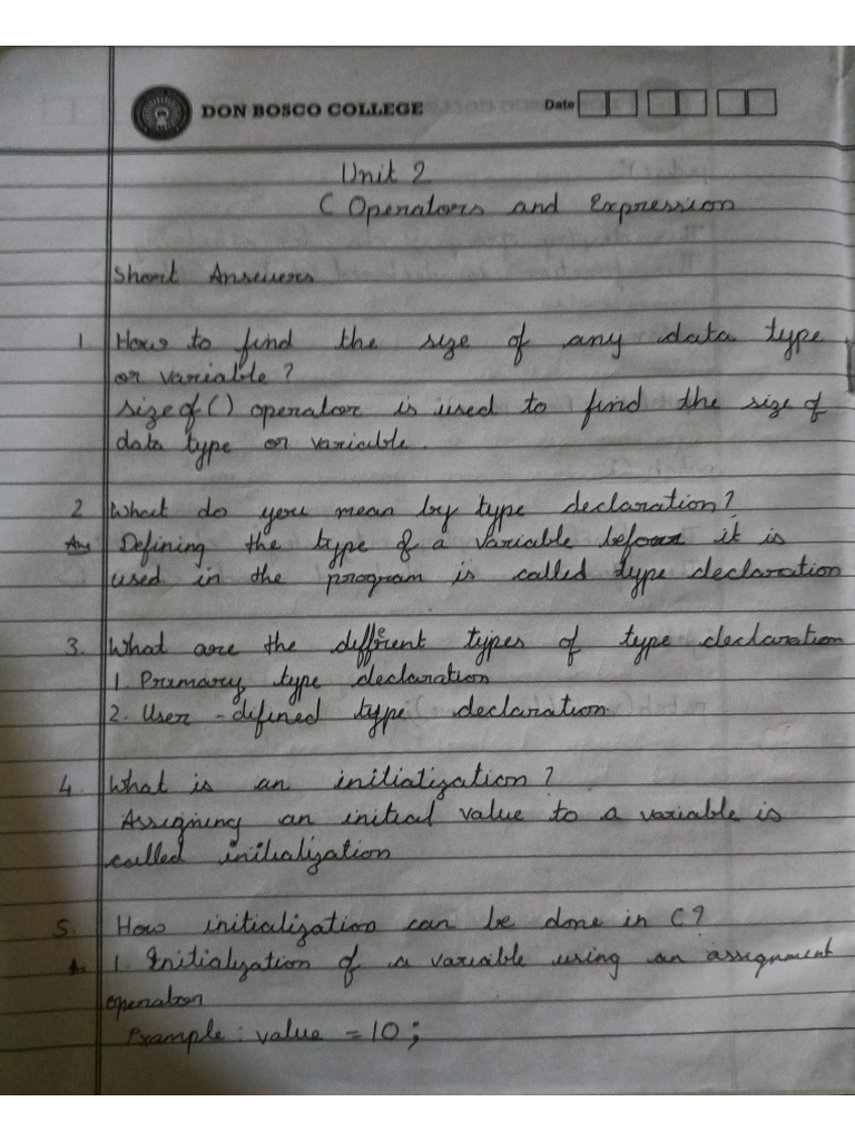 C Programming Unit2chapter1 | PDF