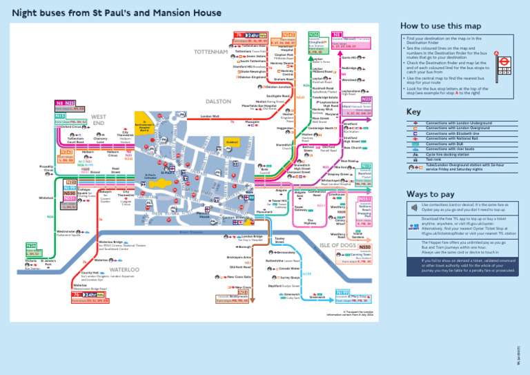 ST Pauls and Mansion House Night A4 - BUS | PDF | Rail Transport | Bus ...