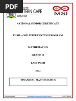 Number Patterns, Sequences and Series Grade 12 Notes - Mathematics ...