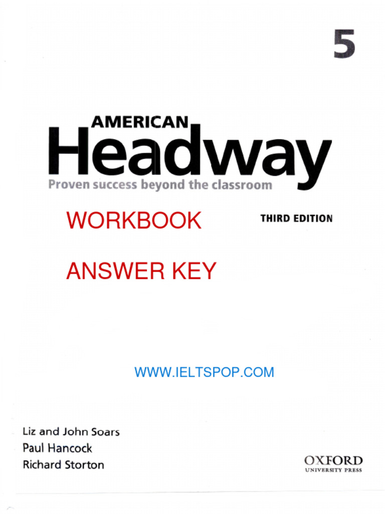 American Headway 5 Workbook Answer Key | PDF