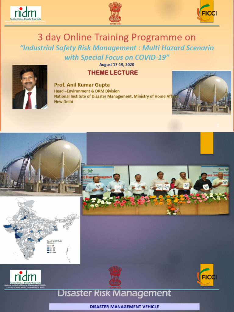 Presentation-by-Prof-Anil-Kumar-Gupta | PDF | Emergency Management | Hazards