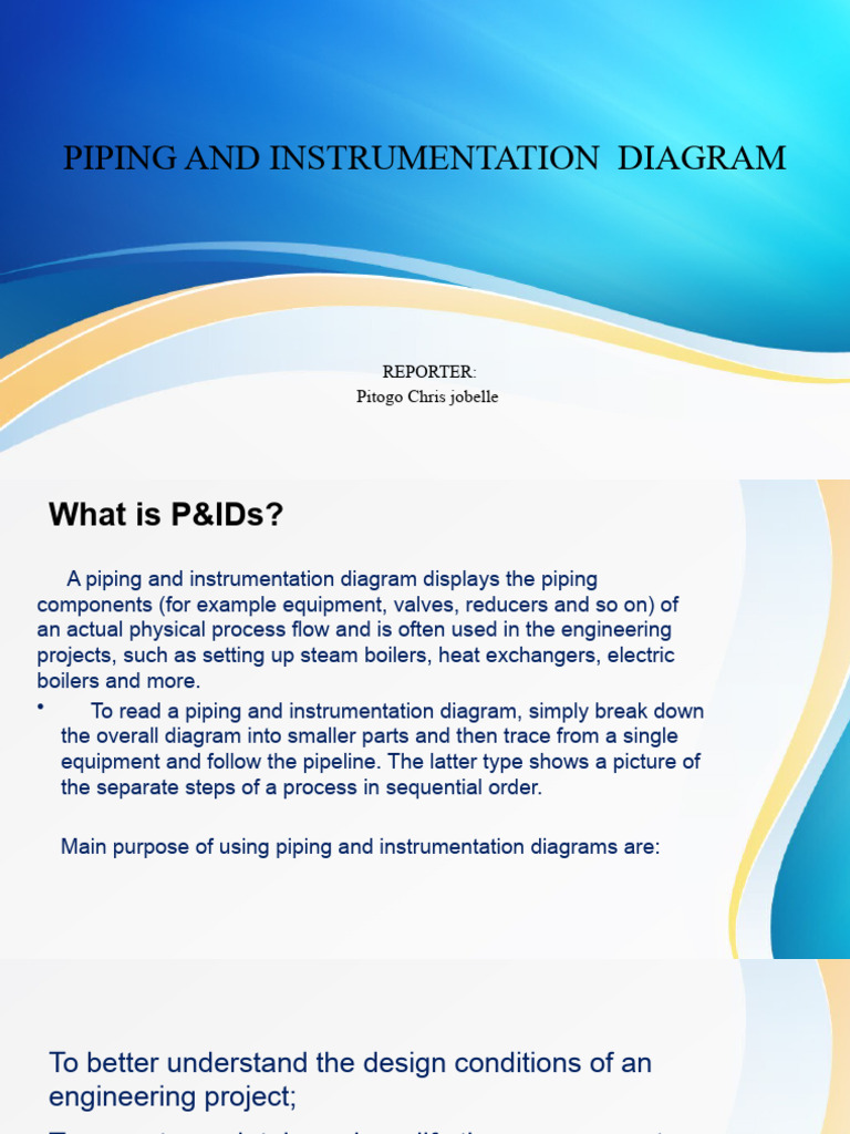 Piping and Instrumentation Diagram | PDF | Instrumentation | Valve