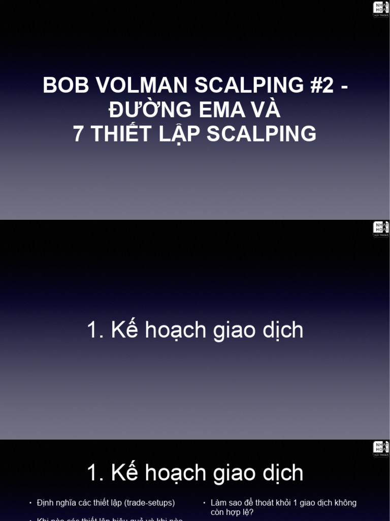 Bob Volman Scalping 2 | PDF