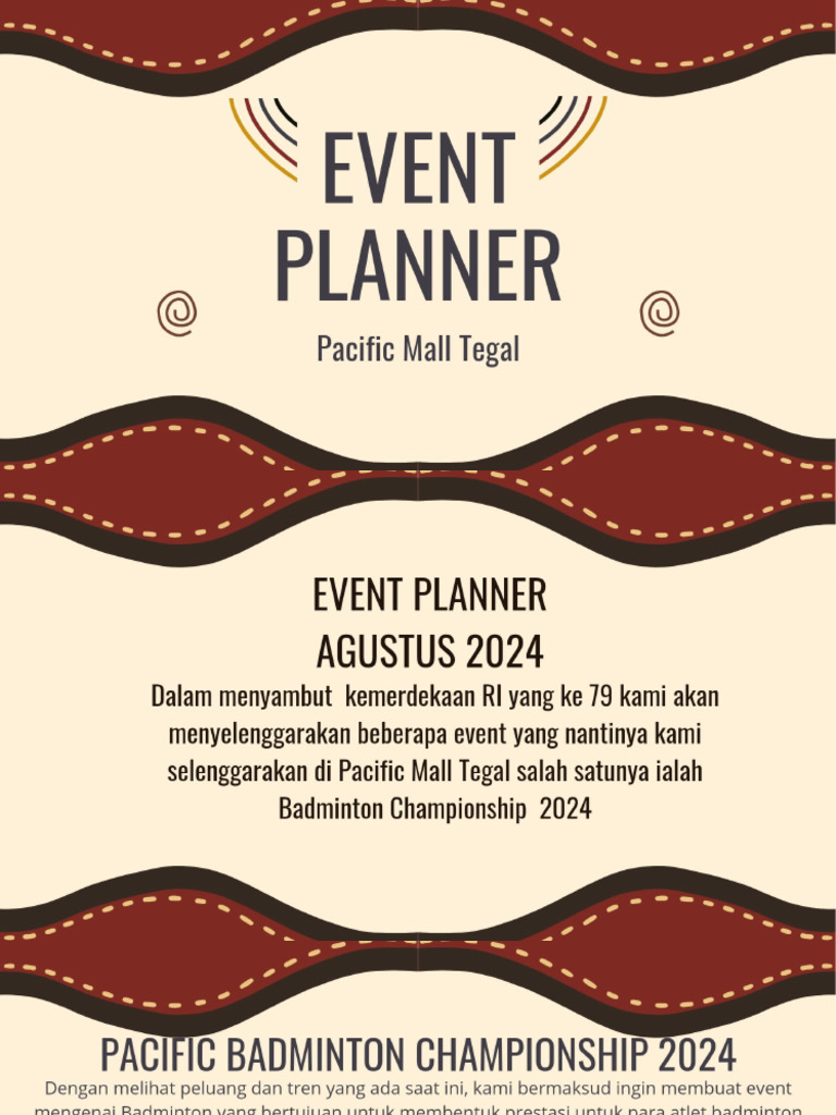 Event Planner Agustus | PDF