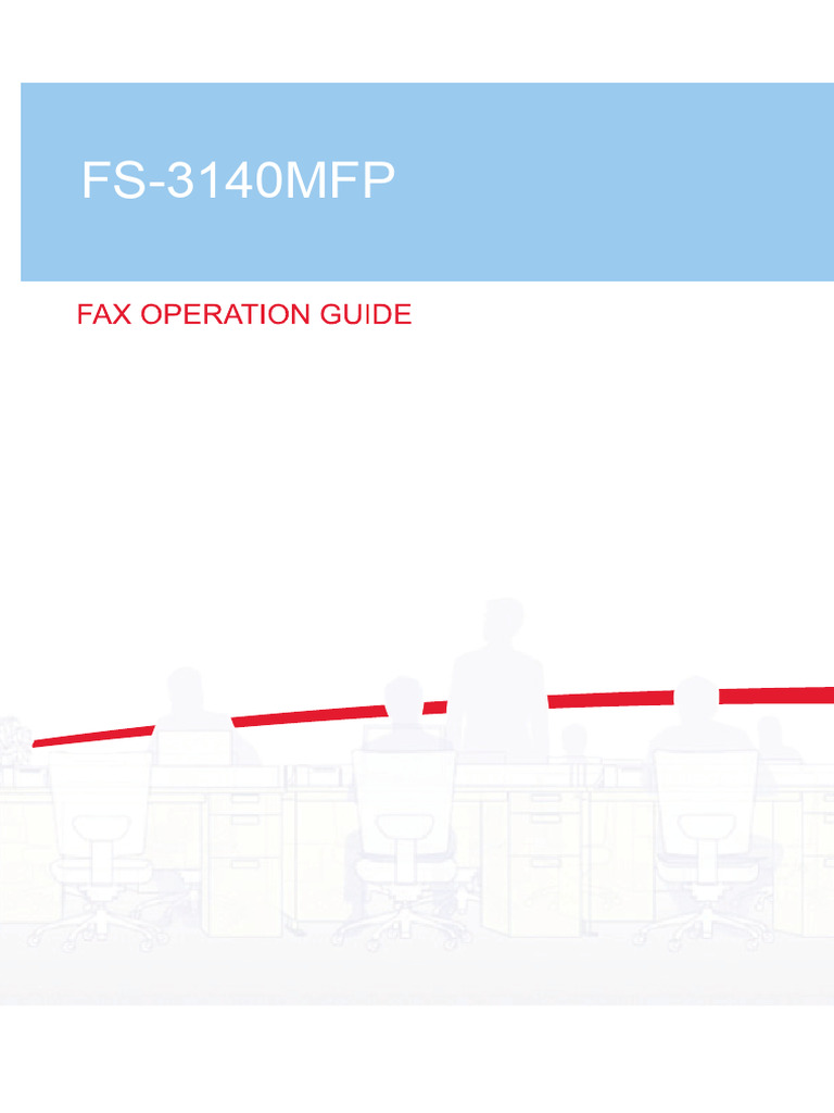OG FS 3140MFP FAX Rev0 | PDF | Fax | Telephone