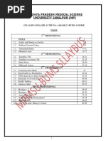 NCISM Syllabus | PDF | Cognition | Cognitive Science