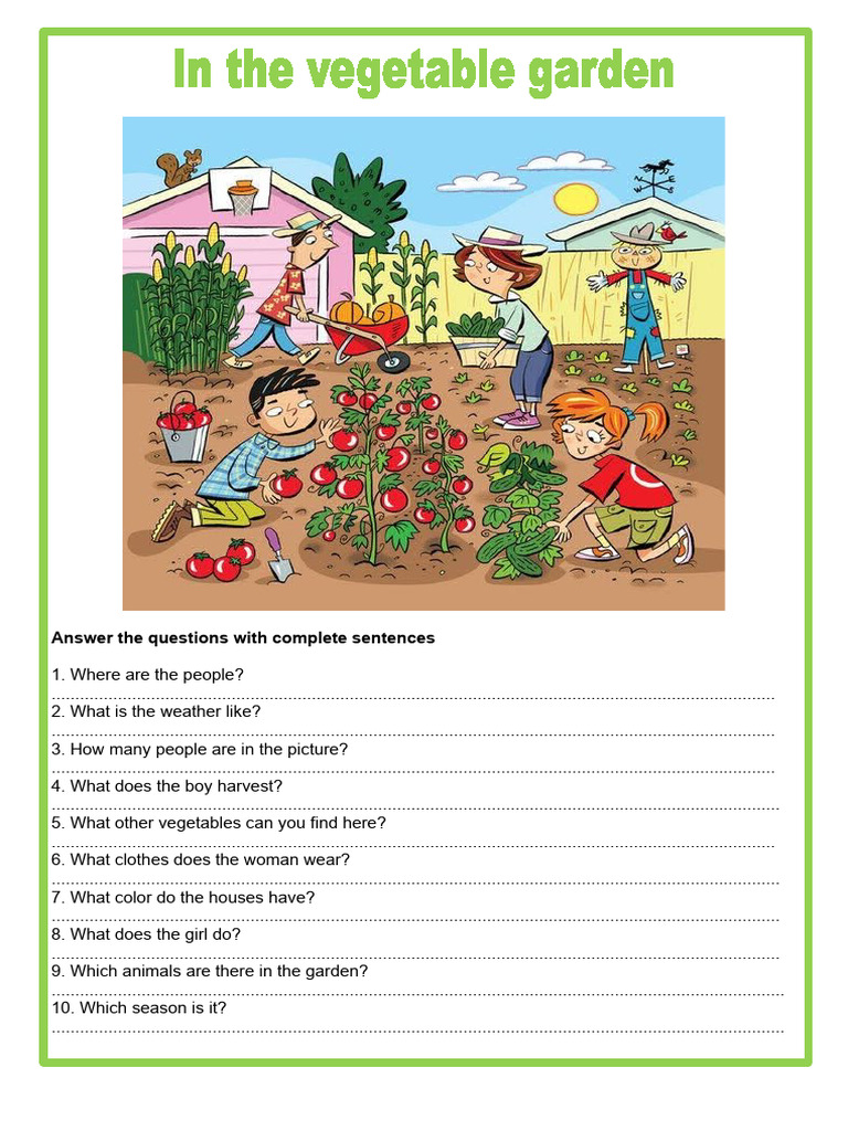 picture-description-in-the-vegetable-garden-icebreakers-oneonone ...