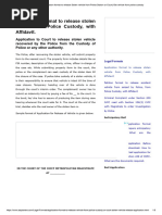 Charge Sheet Model Form | PDF