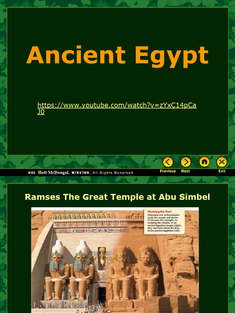Ancient Egypt Class 2 | PDF | Ancient Egypt | Ancient Egyptian Religion