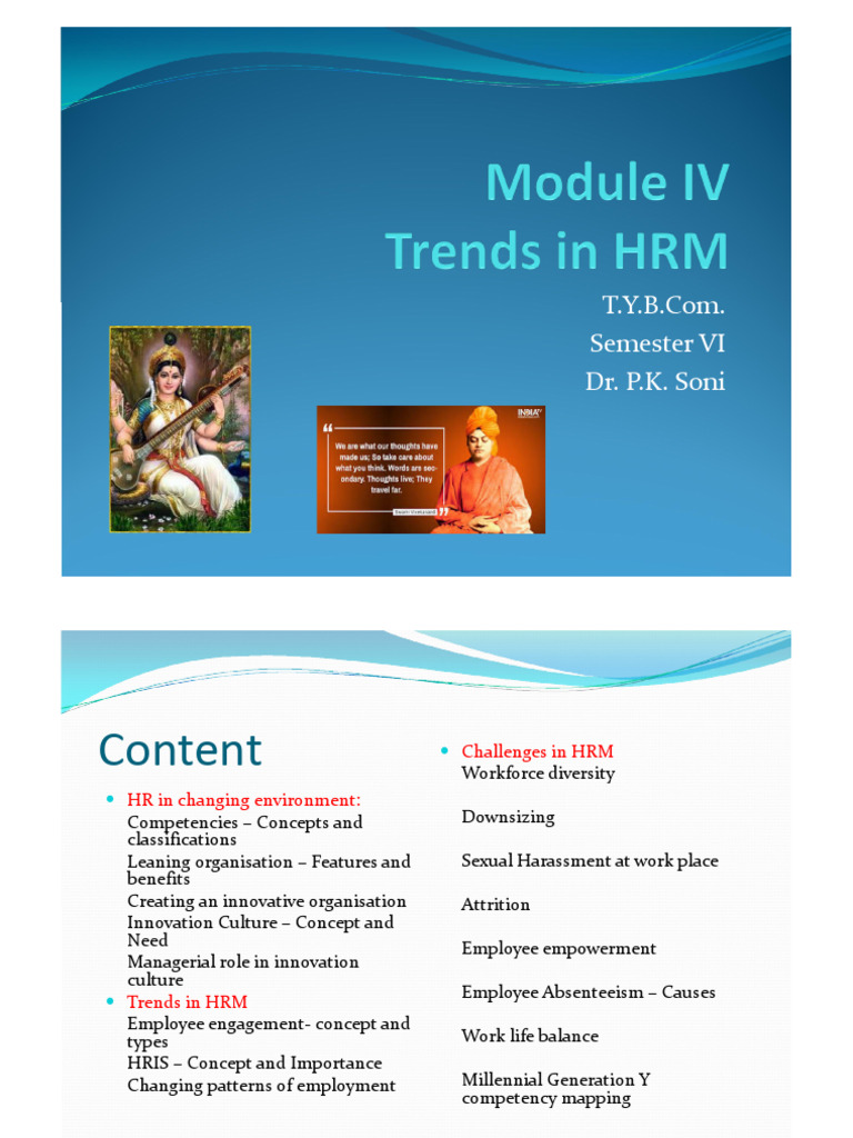 TY HRM Module IV | Download Free PDF | Employment | Sexual Harassment