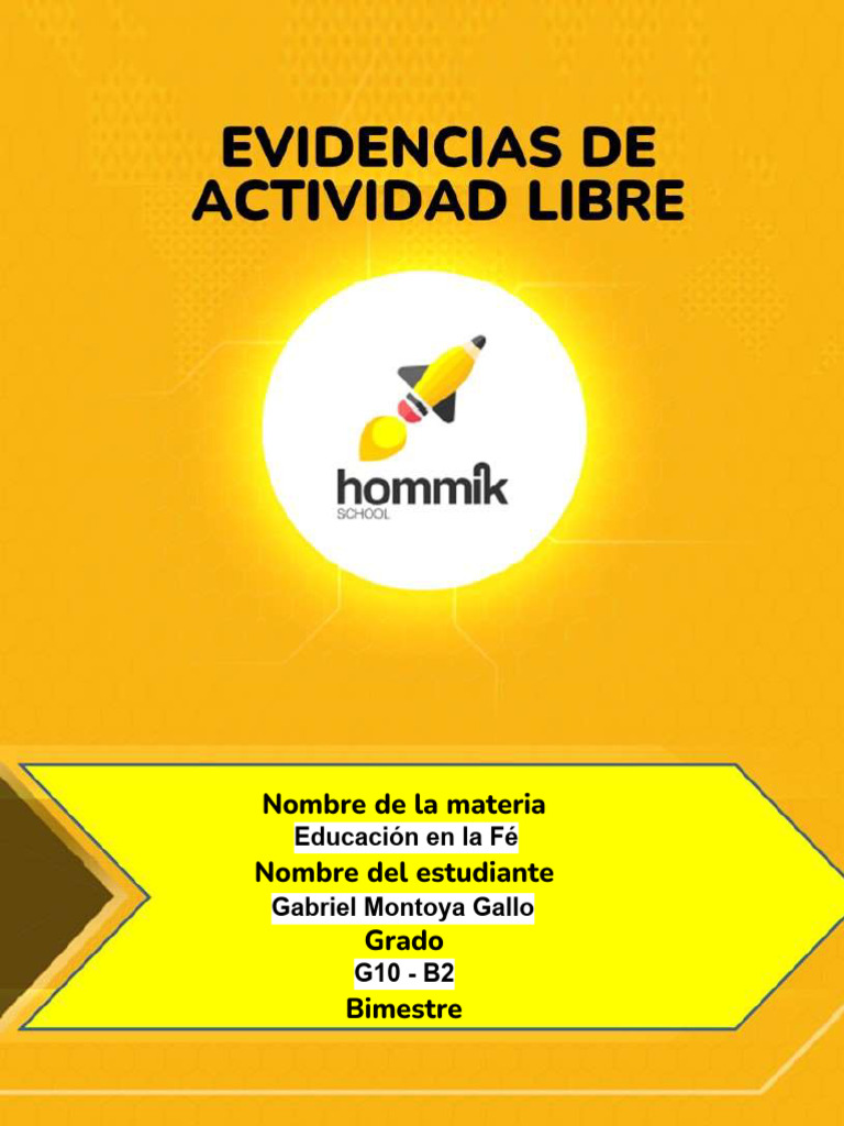 Act. Lib. Ed. Fé B2 (Gabriel Montoya G10) | PDF | Cristo (título) | Pecado