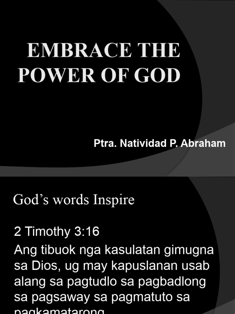 Embrace The Power of God | PDF