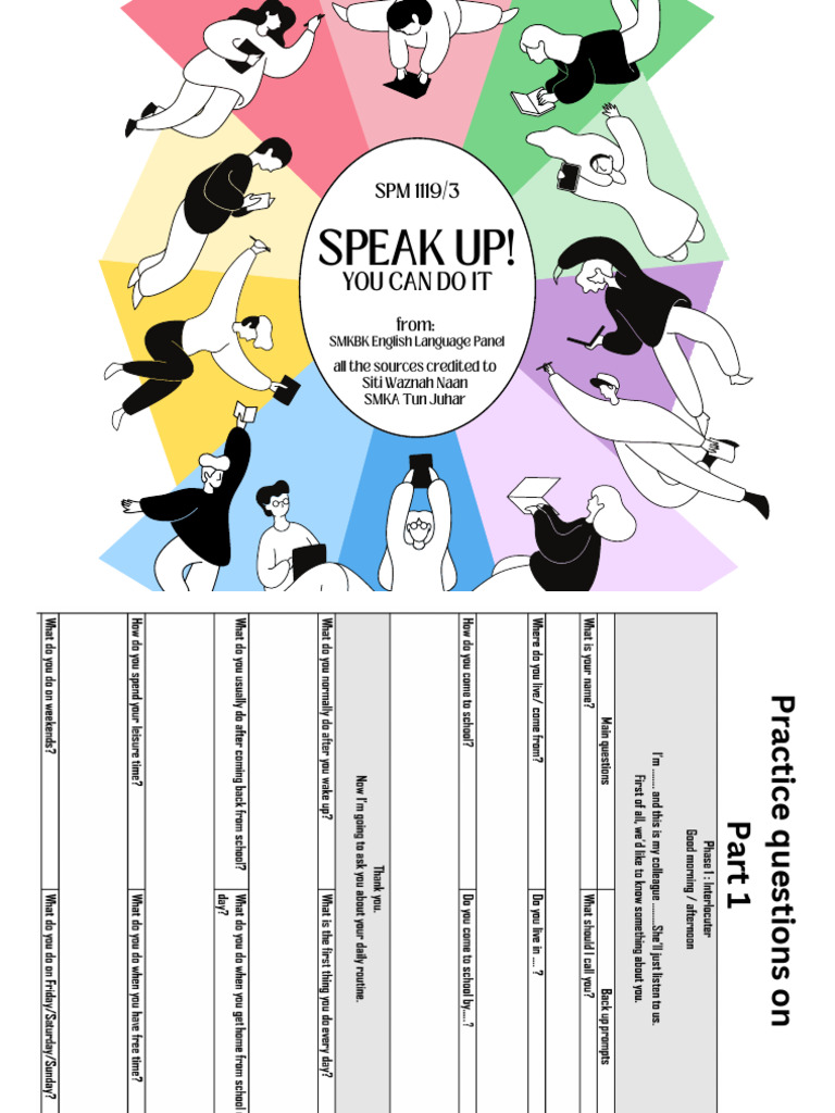 SPM 11193 Speak Up! | PDF