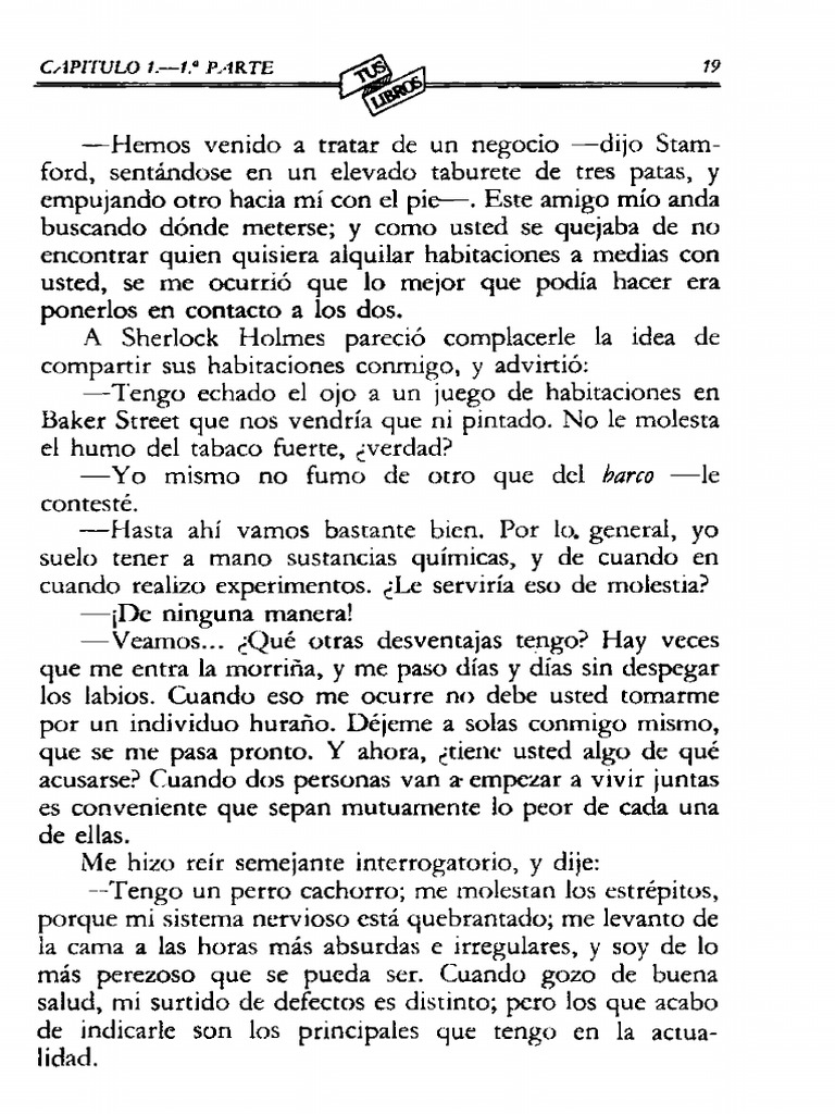 Arthur Conan Doyle - Estudio en Escarlata OCR 23 | PDF | Novela negra, policíaca y suspenso