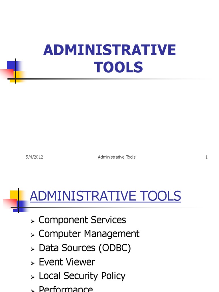 An Overview of Key Windows Administrative Tools for Managing Computers ...