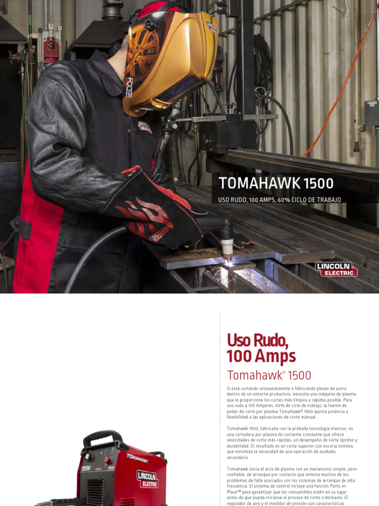 tomahawk 1500 español | PDF | Acero | Diodo emisor de luz
