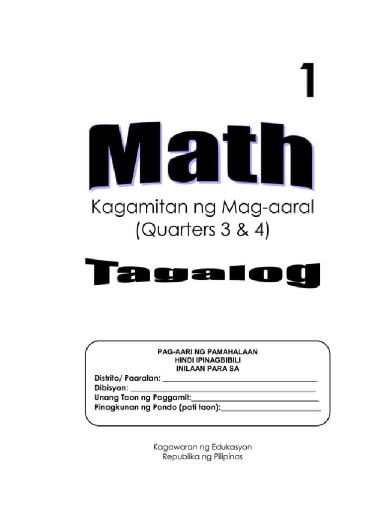 Math1-LM-Q3-Q4 | PDF