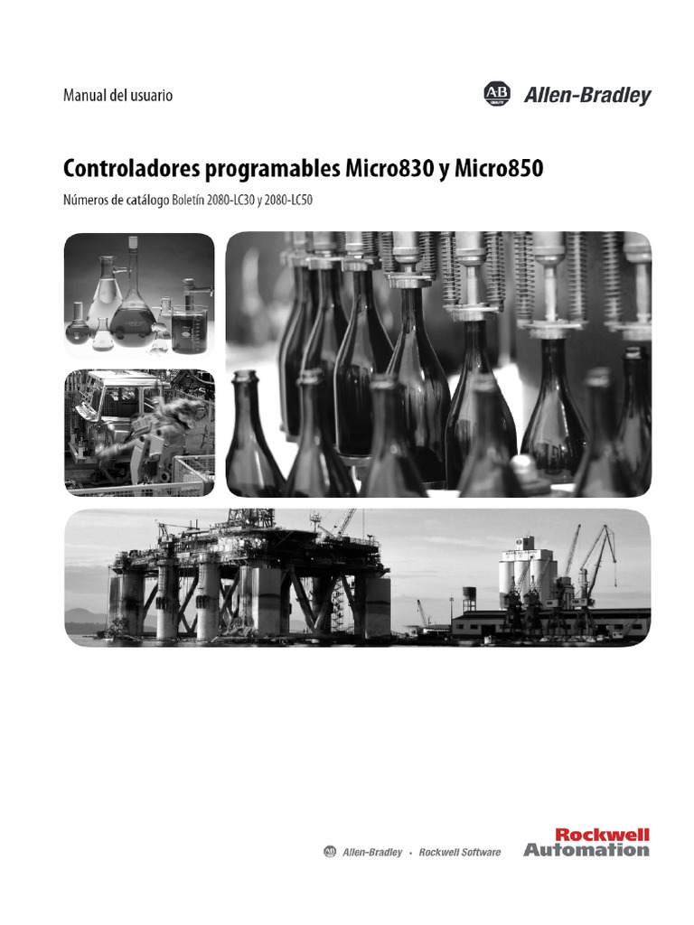 Controladores Programables Micro830 y Micro850 - PDF Descargar Libre | PDF