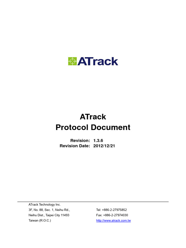 AT1 Track Manual Completo | PDF | Byte | General Packet Radio Service