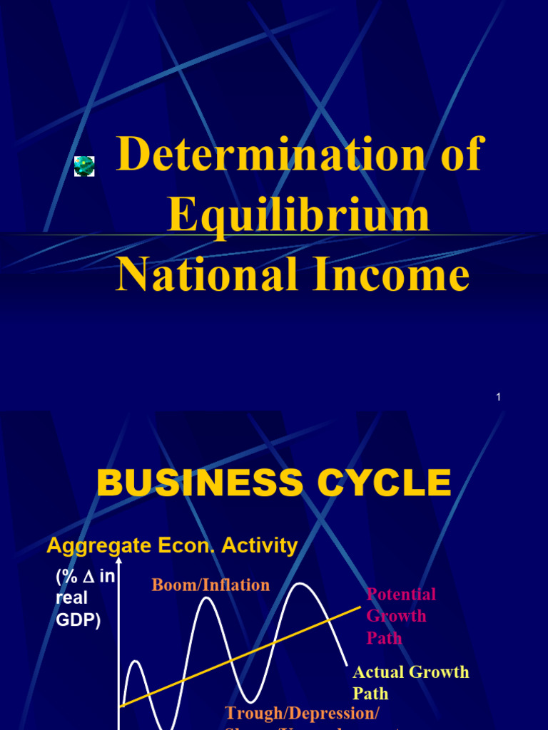 Lecture 3 - National Income Determination | PDF | Consumption ...