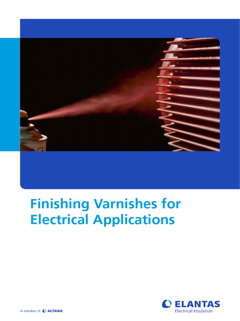 Ebook Impregnating Materials - Finishing Varnishes | PDF | Varnish | Epoxy