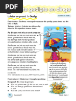 Vokaalgroepe en Klank en Lettergrepe | PDF