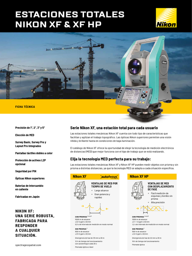 Nikon - XF HP Datasheet SP v5 | PDF