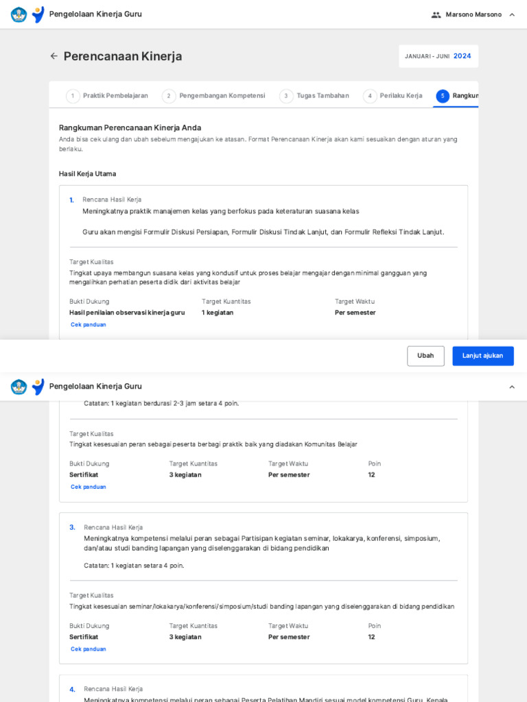Marsono Pengelolaan Kinerja Guru | PDF
