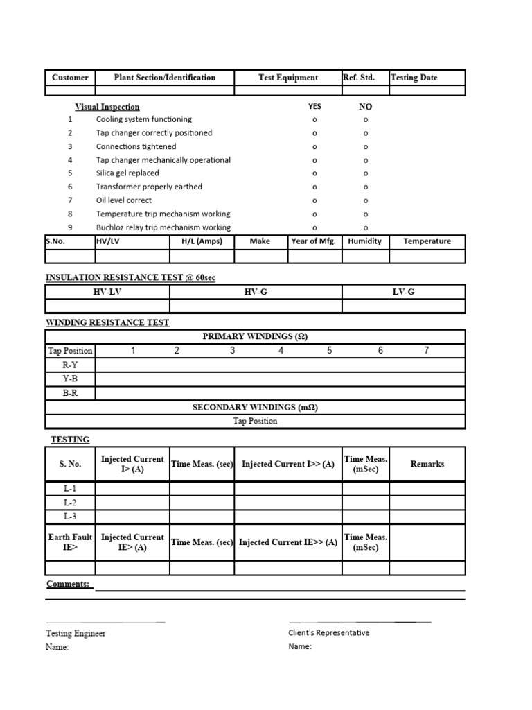 Transformer Tests (Ir+Wrt+Ttr+Mbt) Tms | PDF | Transformer | Electronics