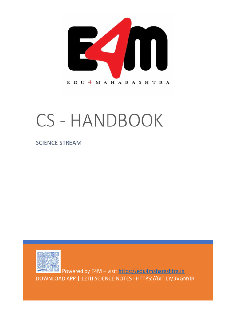 Cs Handbook | PDF | Computers