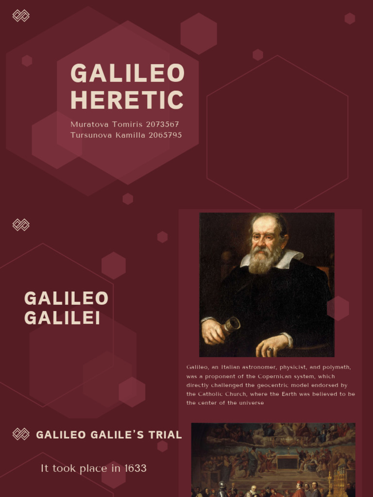 Galileo: Heretic of the Scientific Revolution | PDF | Galileo Galilei ...