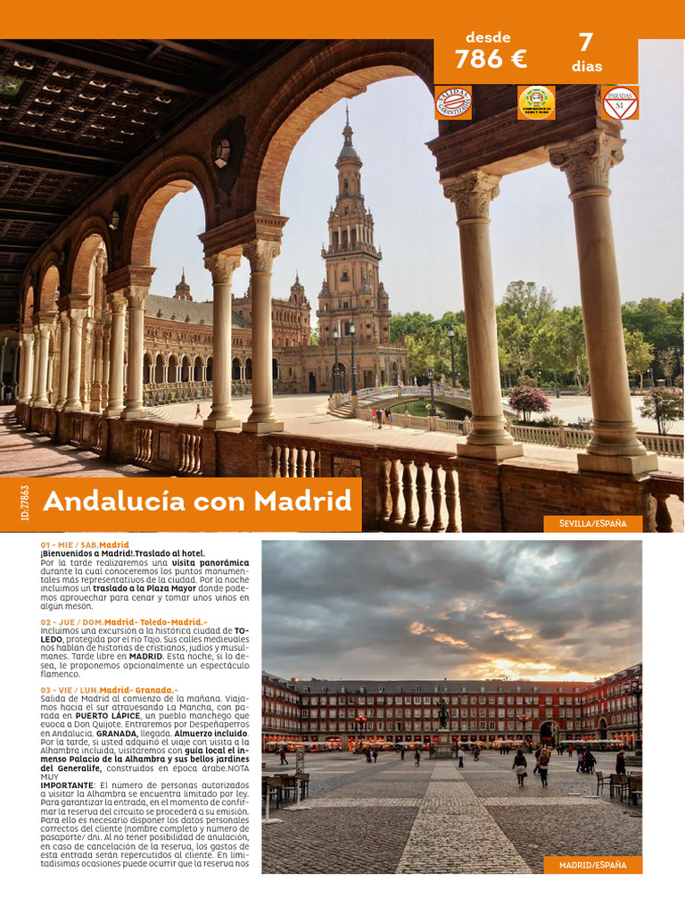 Andalucía Con Madrid | PDF | Sevilla | Madrid