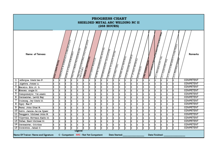2.-Progress-Chart | PDF